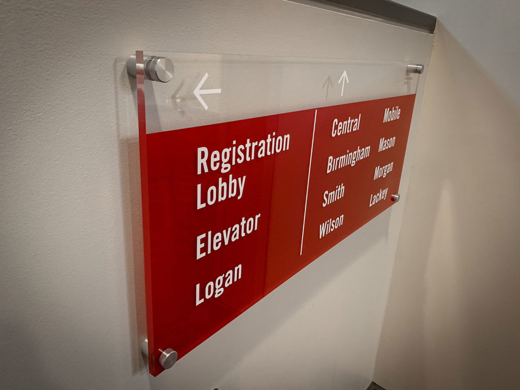 Bryant Conference Center | Formula Design | Wayfinding Signage